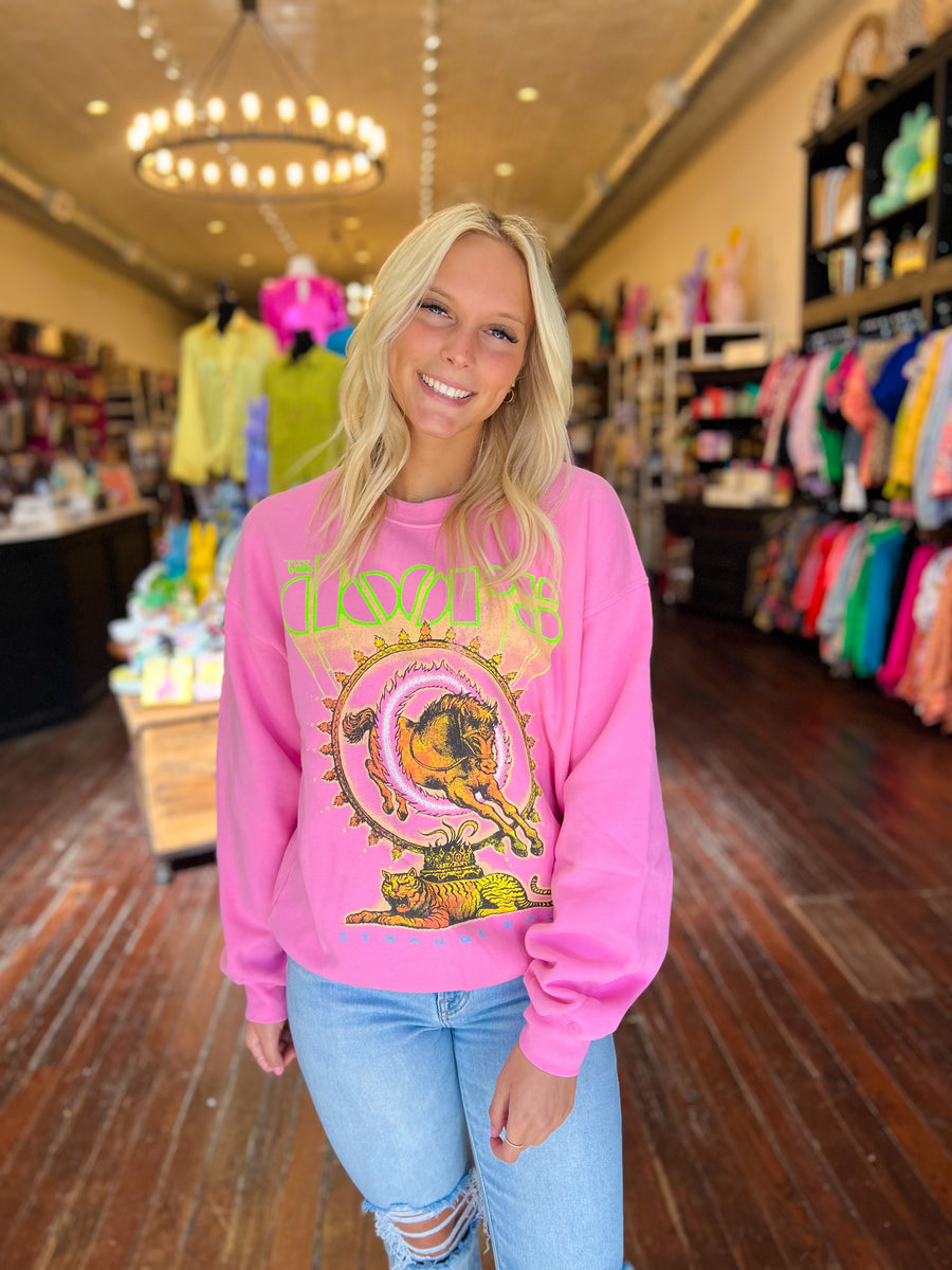 The Doors Strange Days BF Crewneck – Honeysuckle Rose Boutique