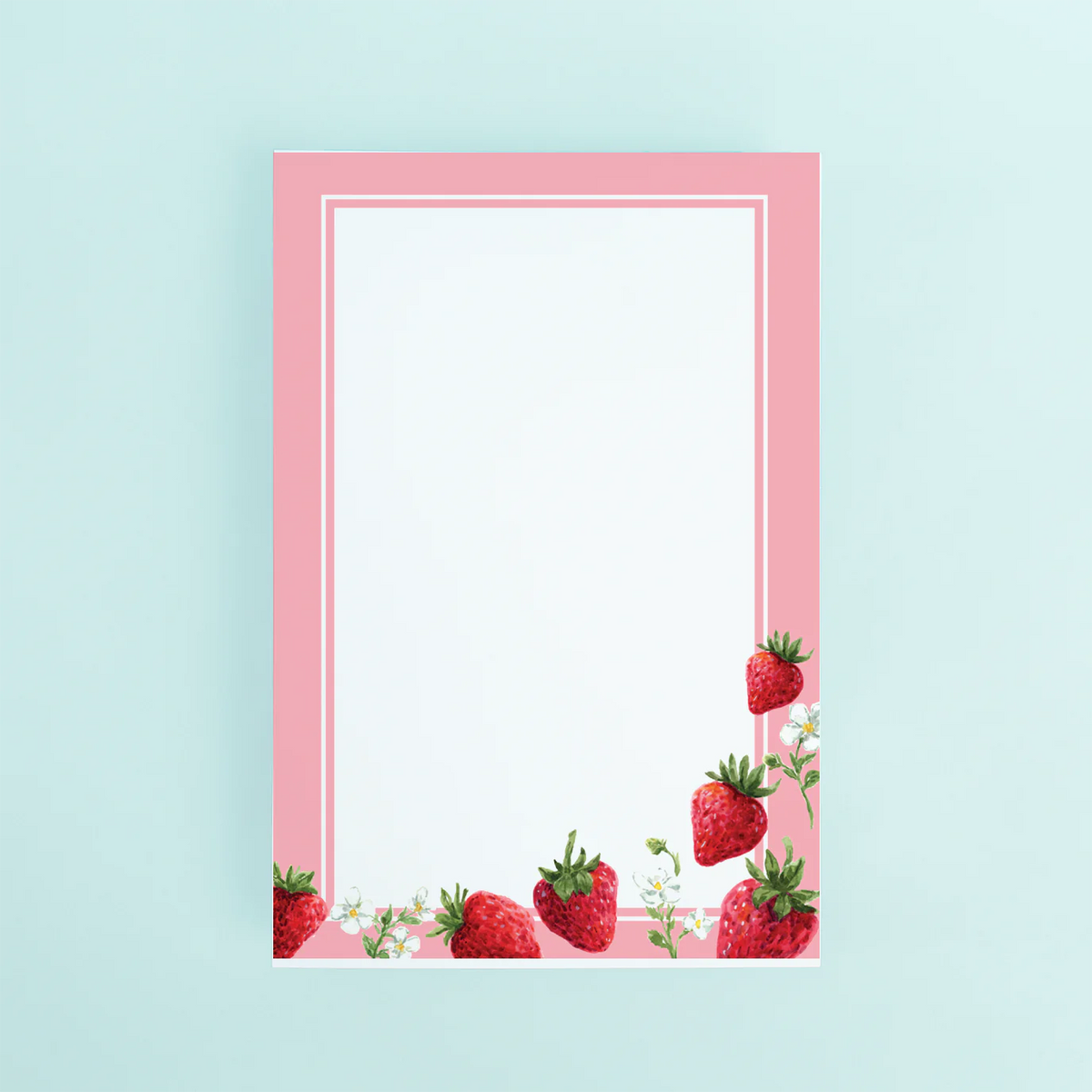 Strawberry Notepad – Honeysuckle Rose Boutique